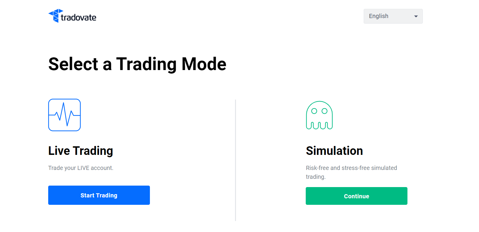 How do I switch between my simulated and live accounts? – Tradovate LLC